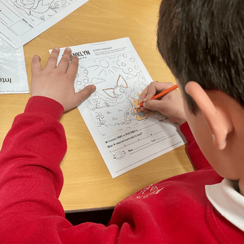Franklyn Fox pays a visit to his first school - Franklyn - Wealth ...